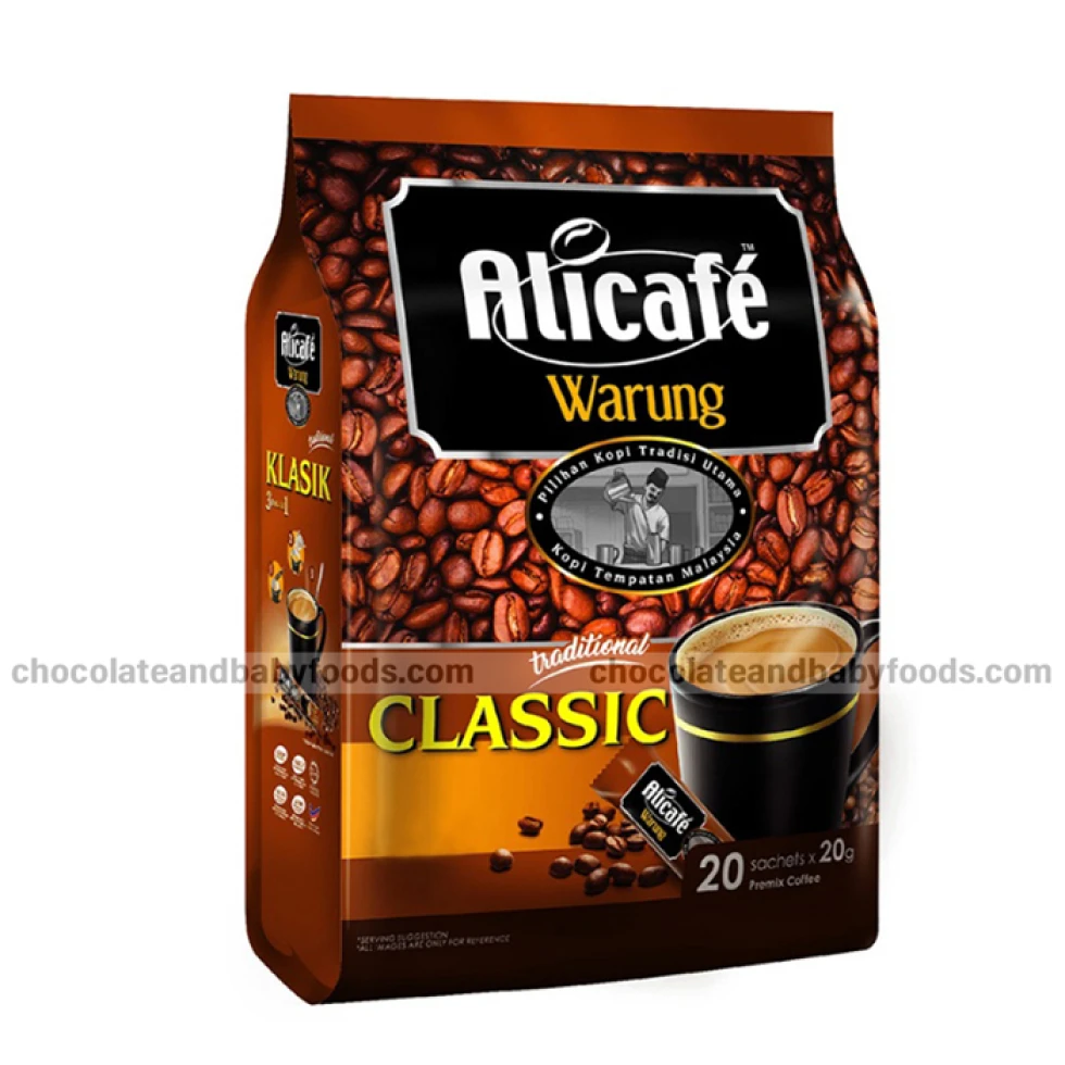 Alicafe Warung Classic Coffee (20 Sachets) 400g - chocolateandbabyfoods.com