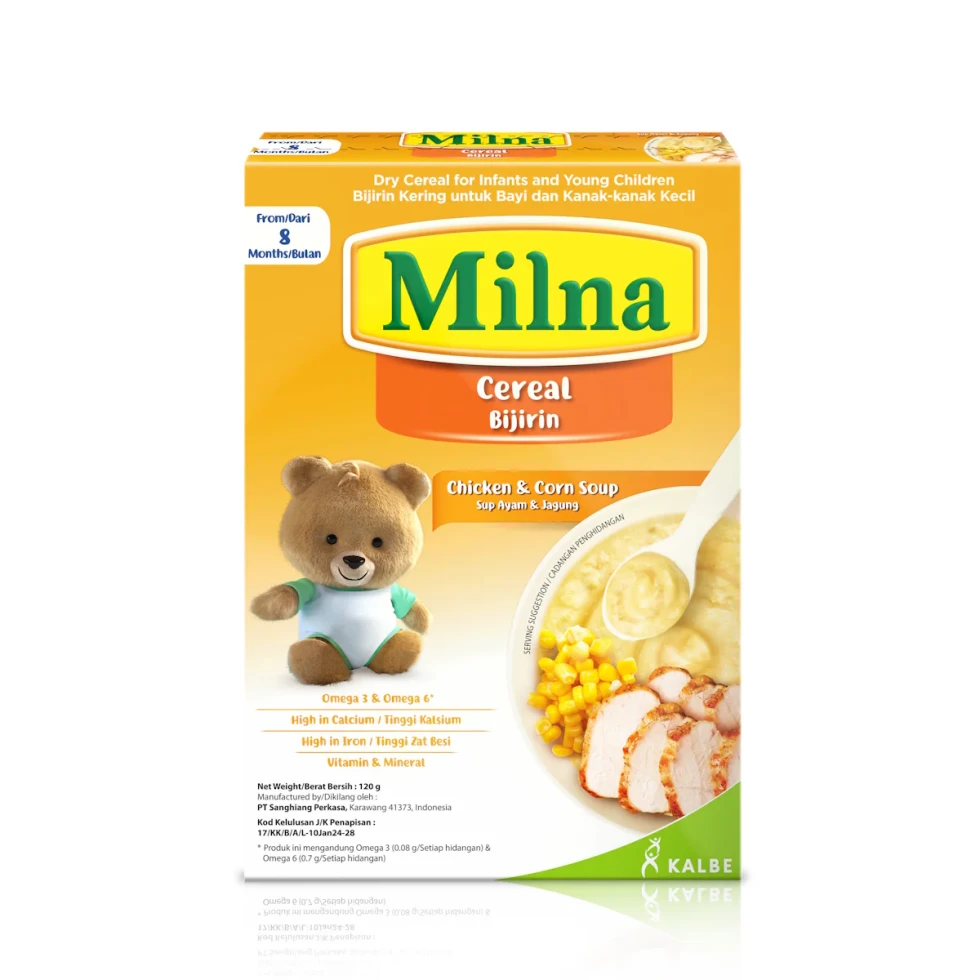 Milna Chicken & Corn Soup Cereal (8 Months Baby) 120g ...