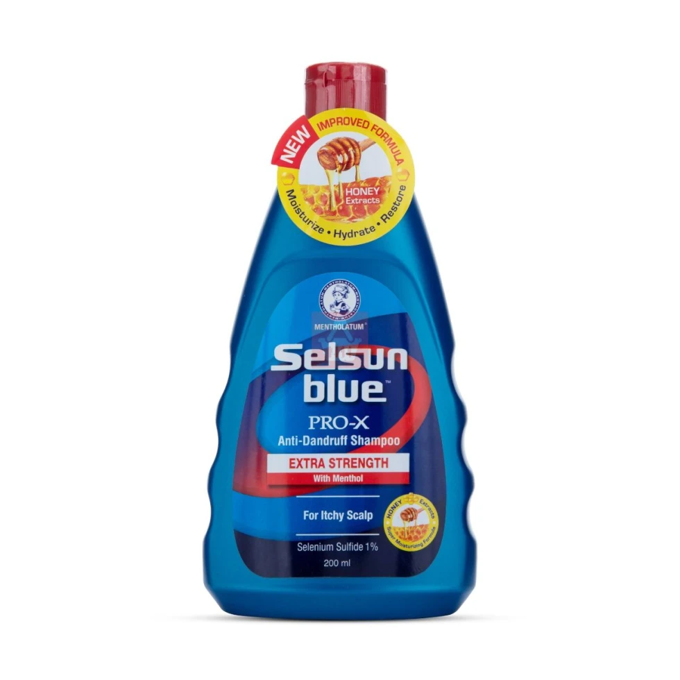 Selsun Blue Pro-X Anti-Dandruff Shampoo Extra strength with Menthol ...